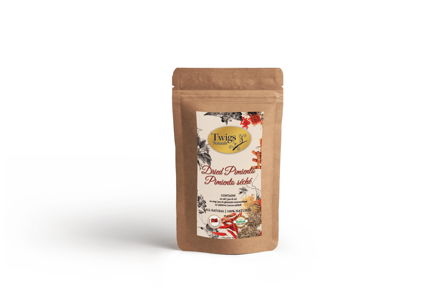 Dried Pimiento - Twigs Naturals